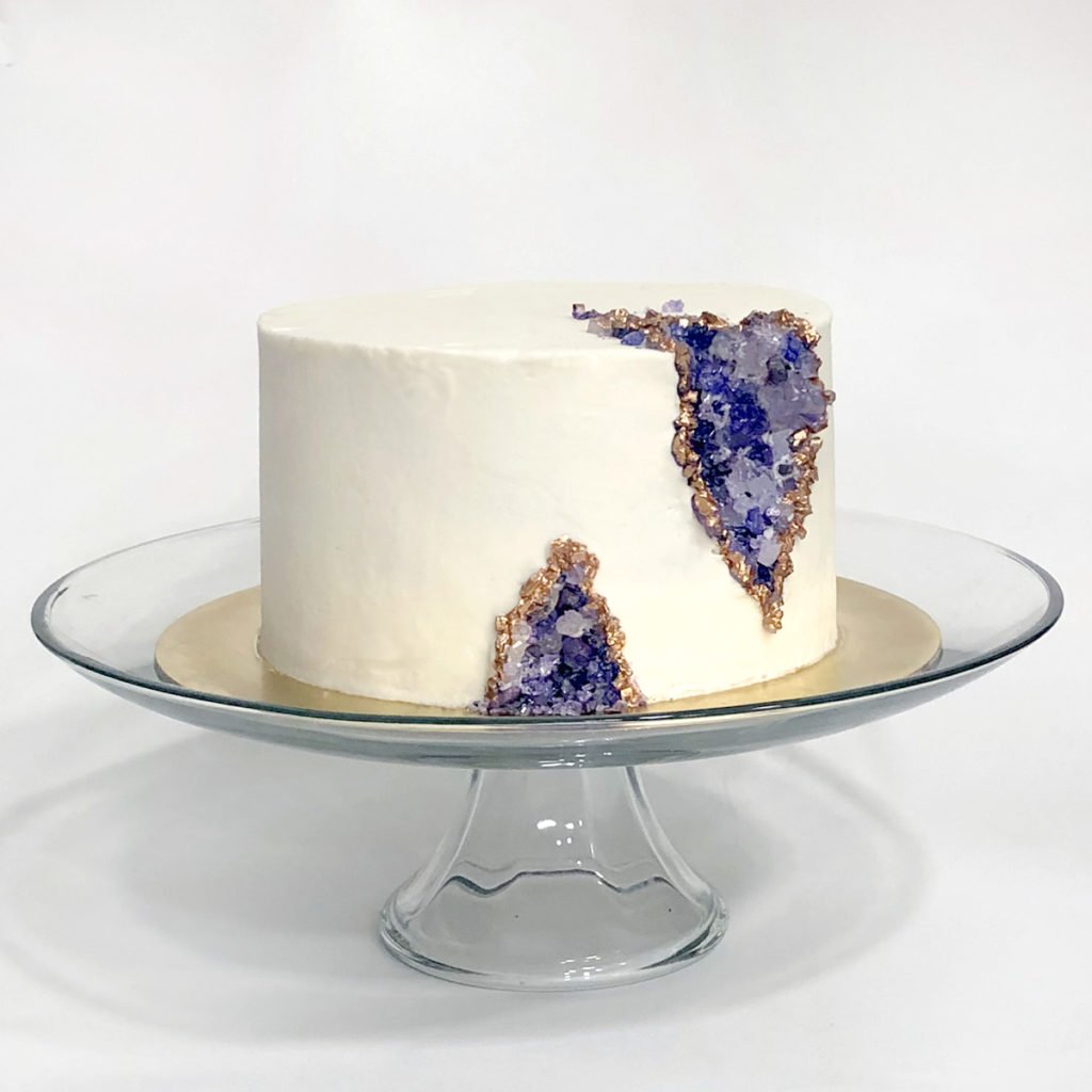 Purple Geode Cake | Los Angeles Delivery | 12 Oaks Desserts